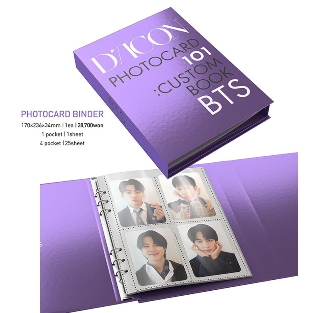Dicon 101 Photocards BTS : Custom Book – I Purple U Store