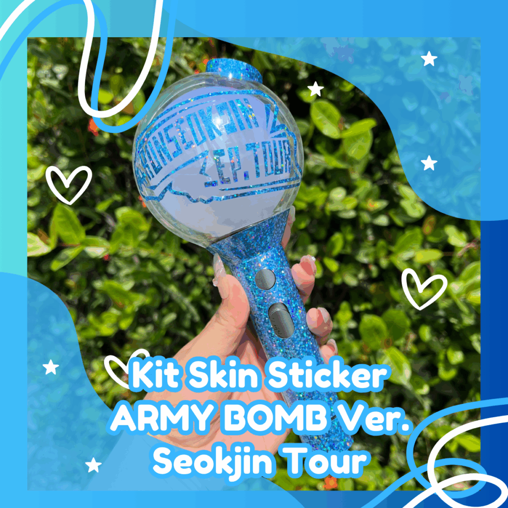 Kit de Stickers Para ARMY BOMB V4 JIN TOUR – I Purple U Store